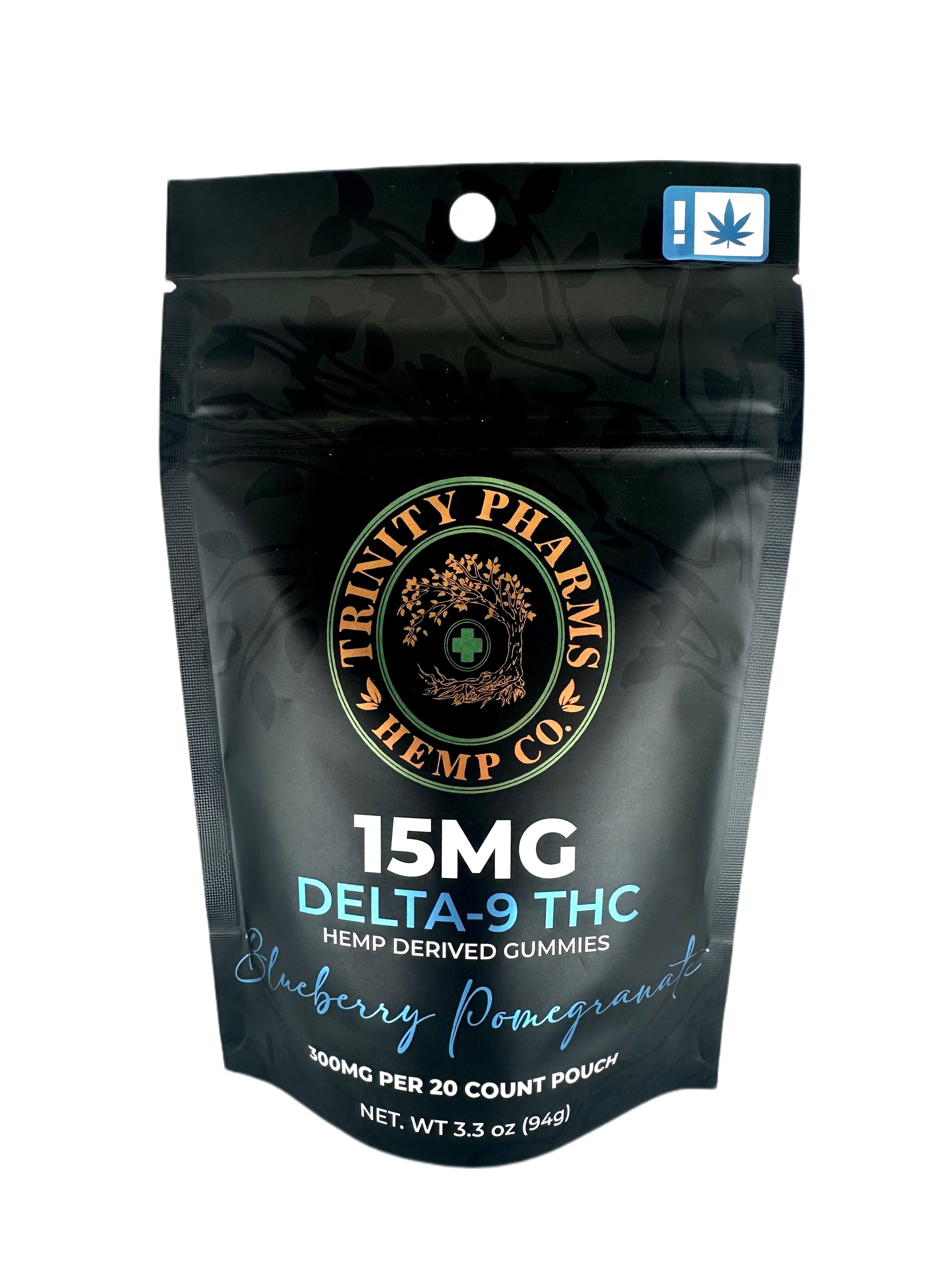 Trinity Pharms Hemp Derived D9 15 mg Gummies | Trinity Pharms Hemp Co