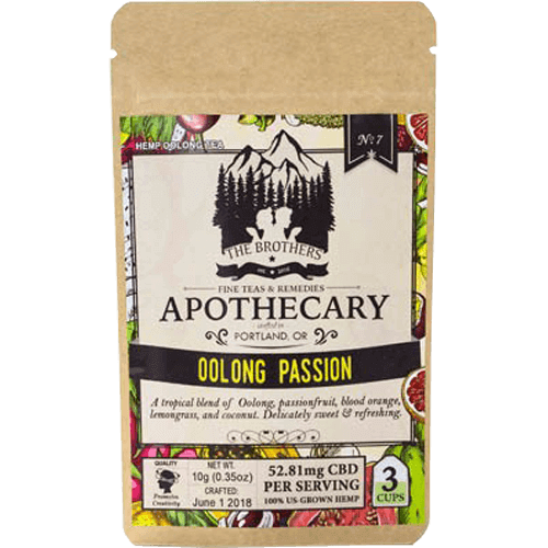 Brothers Apothecary CBD Tea Oolong Passion for Serious Tea Fans ...