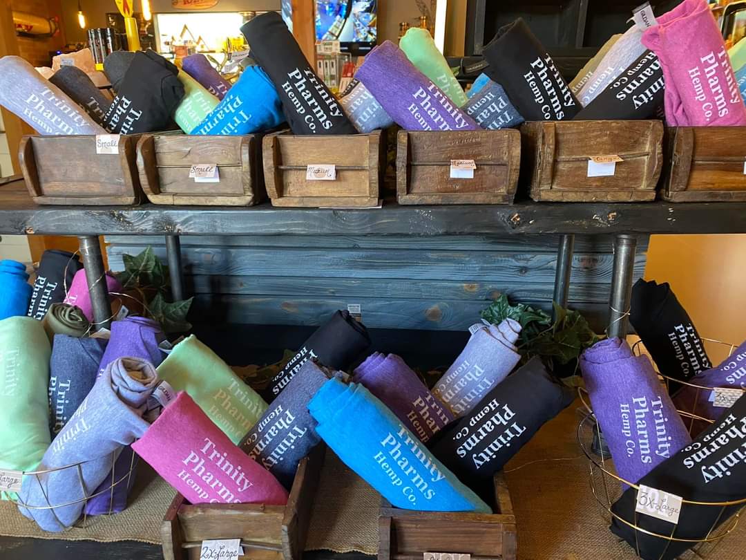 Trinity Pharms T-Shirt | Hemp Clothing & Hemp Accessories | Trinity ...