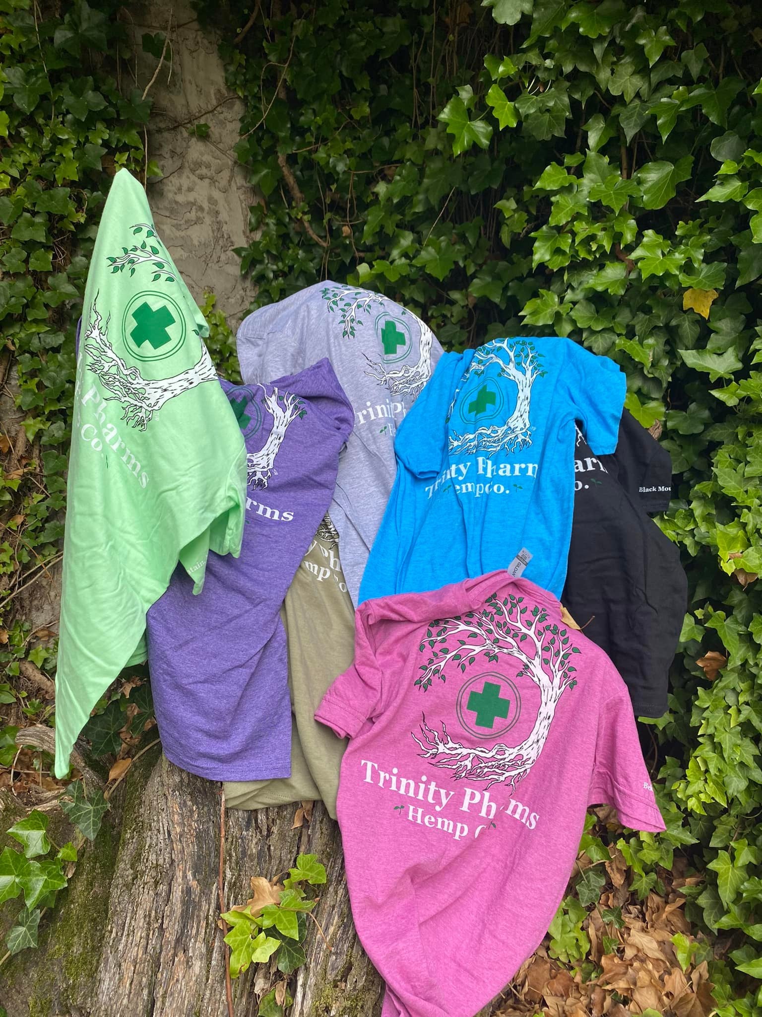 Trinity Pharms T-Shirt | Hemp Clothing & Hemp Accessories | Trinity ...